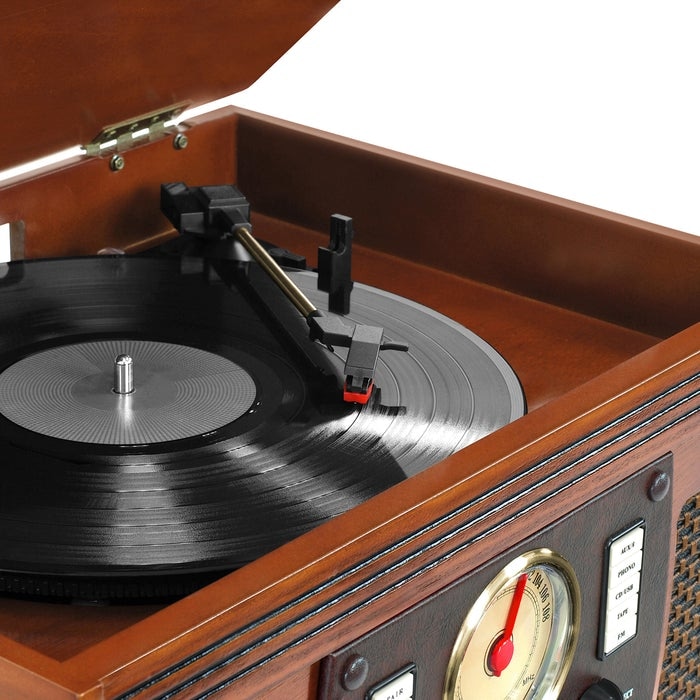 Victrola Aviator 8-In-1 3-Speed Turntable/Vinyl Record Player w/ FM ...