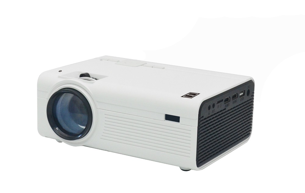 RCA Bluetooth 5.0 LED Home Theatre Projector Bundle w/ Fold-Up Screen ...