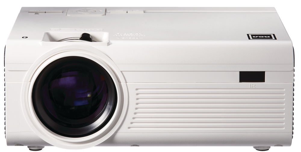 RCA Bluetooth 5.0 LED Home Theatre Projector Bundle w/ Fold-Up Screen ...