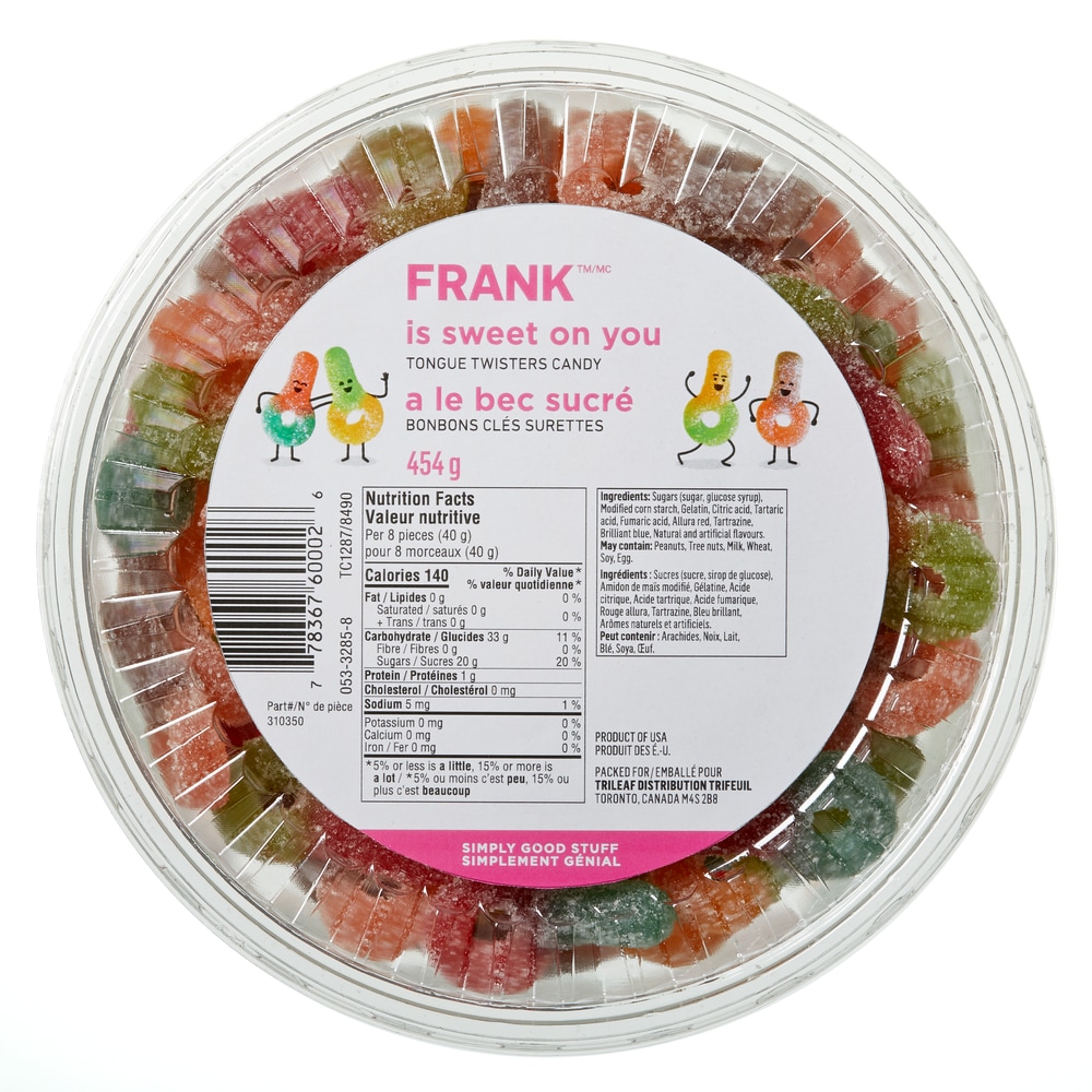 FRANK Sour Key Candy Tub, 454-g | Canadian Tire