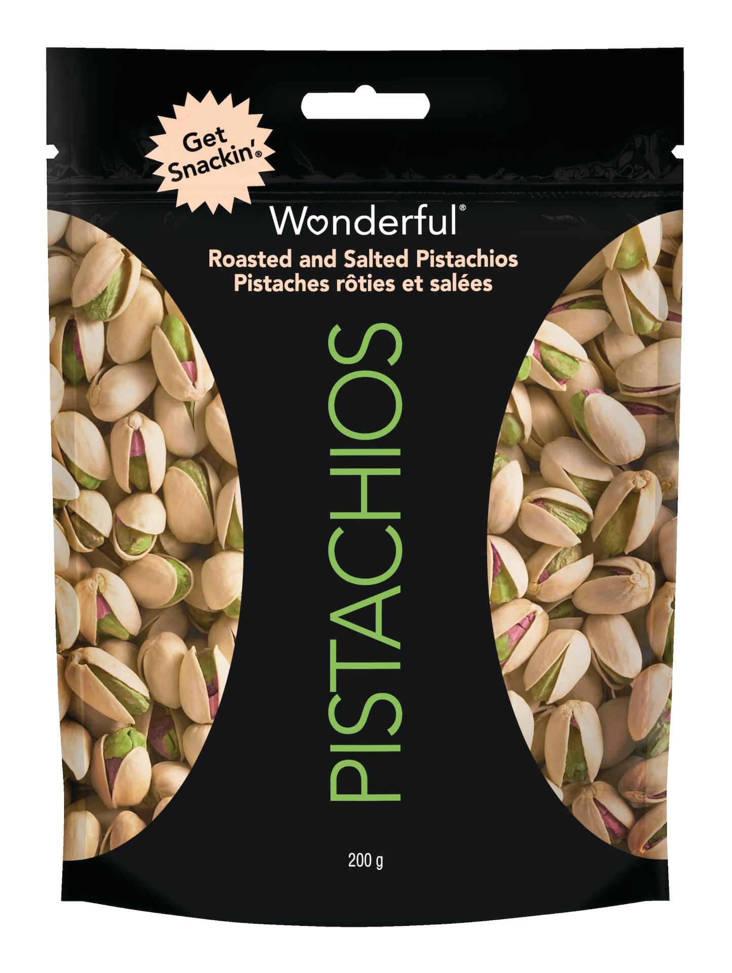Wonderful Pistachios Roasted & Salted In-Shell Pistachios, 200-g | Party City