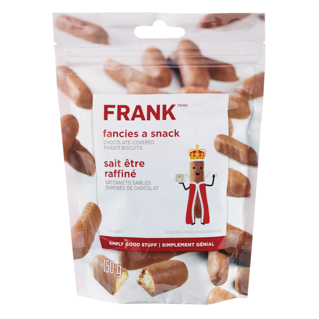 FRANK Chocolate Covered Finger Biscuits, 150-g | Canadian Tire