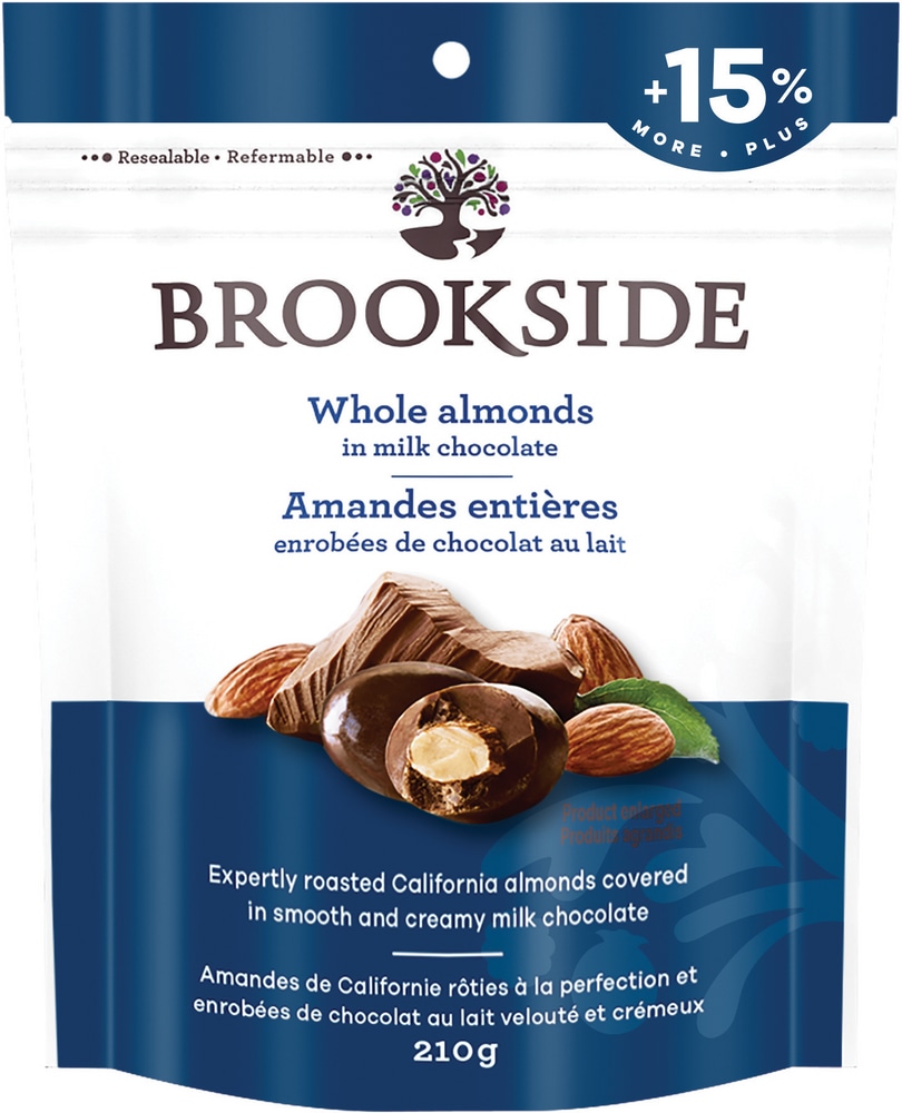 Brookside Milk Chocolate Almonds, 210-g | Canadian Tire