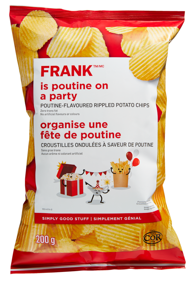 FRANK Poutine Ripple Chips, 200-g | Canadian Tire