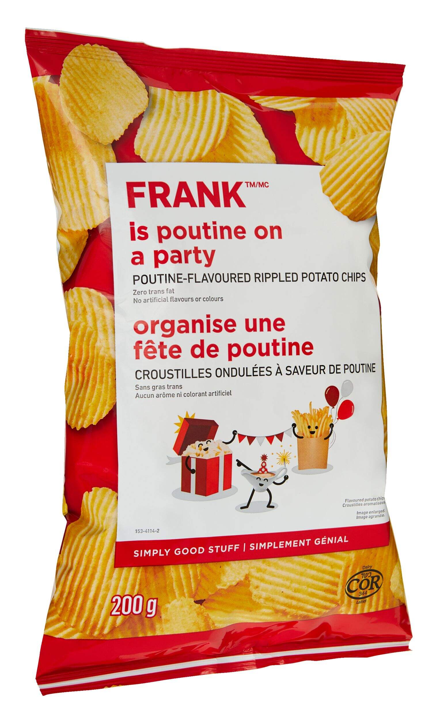 FRANK Poutine Ripple Chips, 200-g | Canadian Tire