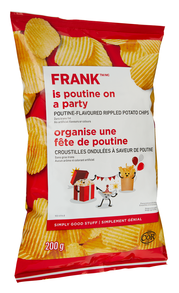 FRANK Poutine Ripple Chips, 200-g | Canadian Tire