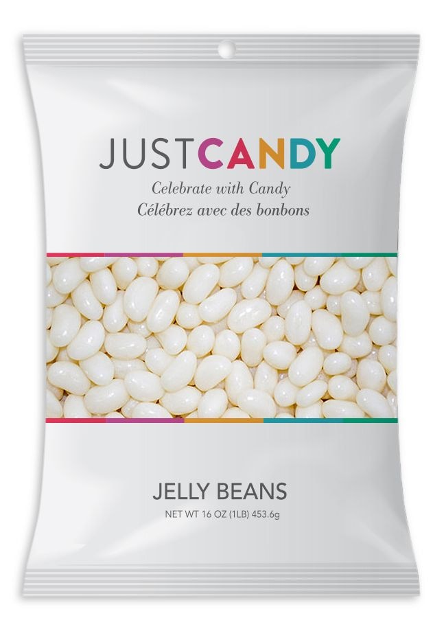 Jelly Beans, Assorted Fruits, White, 454-g, Chewy Candy, for Birthday/Party Favour | Party City