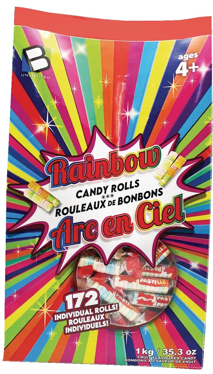 Rainbow Candy Roll, 172-pc | Party City