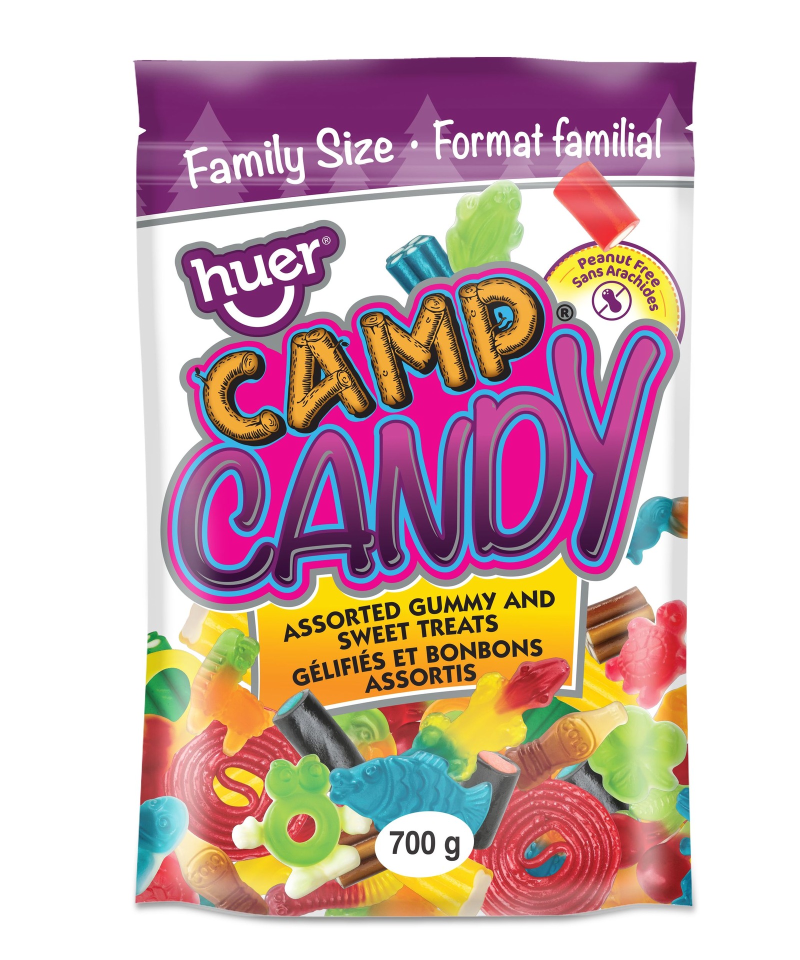 Camp Candy Mix Gummies, Assorted Flavours, Multi-Coloured, 700-g, Chewy ...