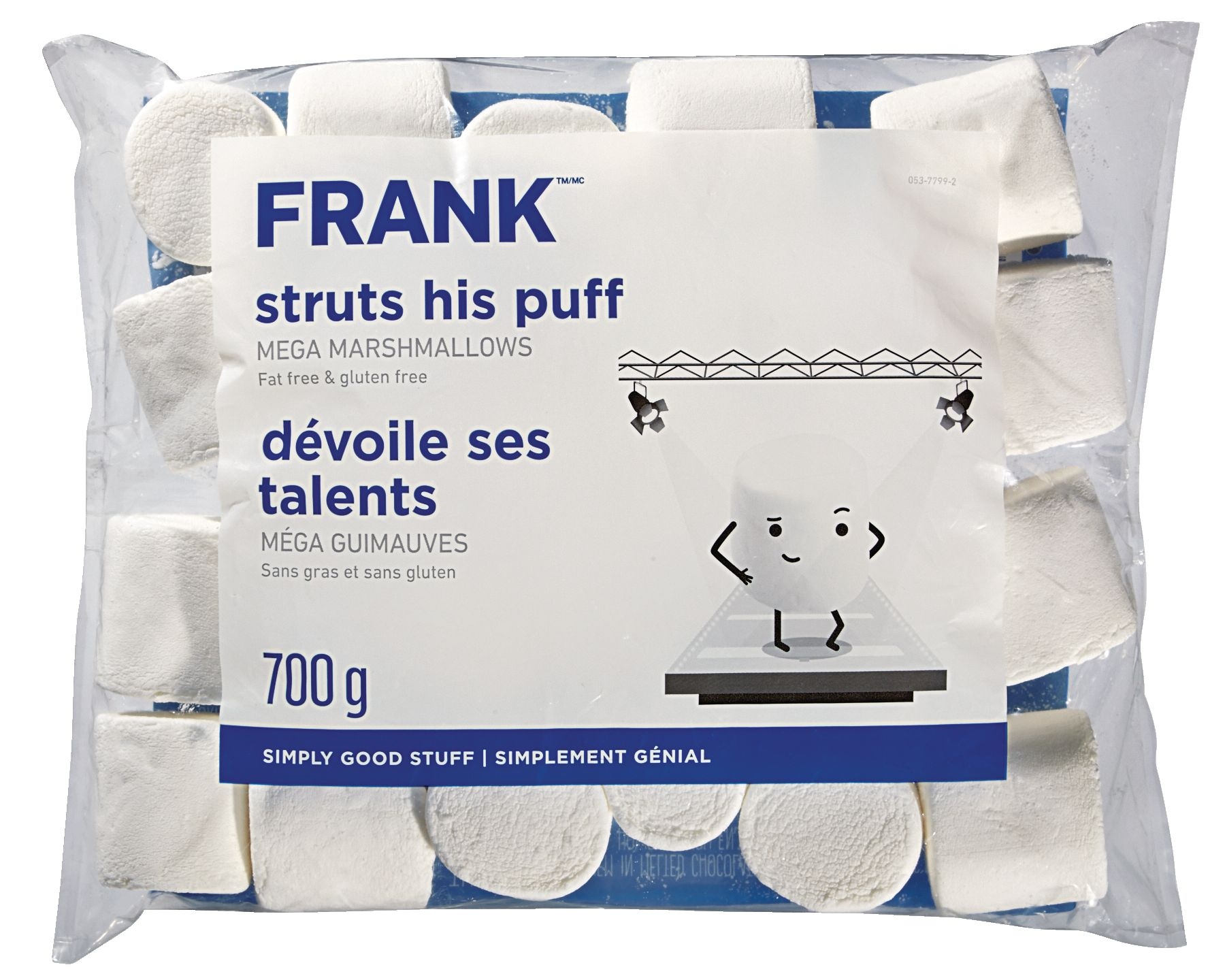 FRANK Struts His Puff Mega Marshmallows, 700-g | Canadian Tire