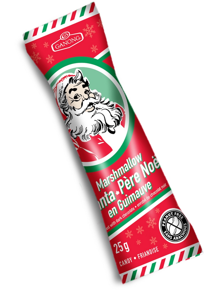 Ganong Dark Chocolate Santa Marshmallow, 25-g | Canadian Tire