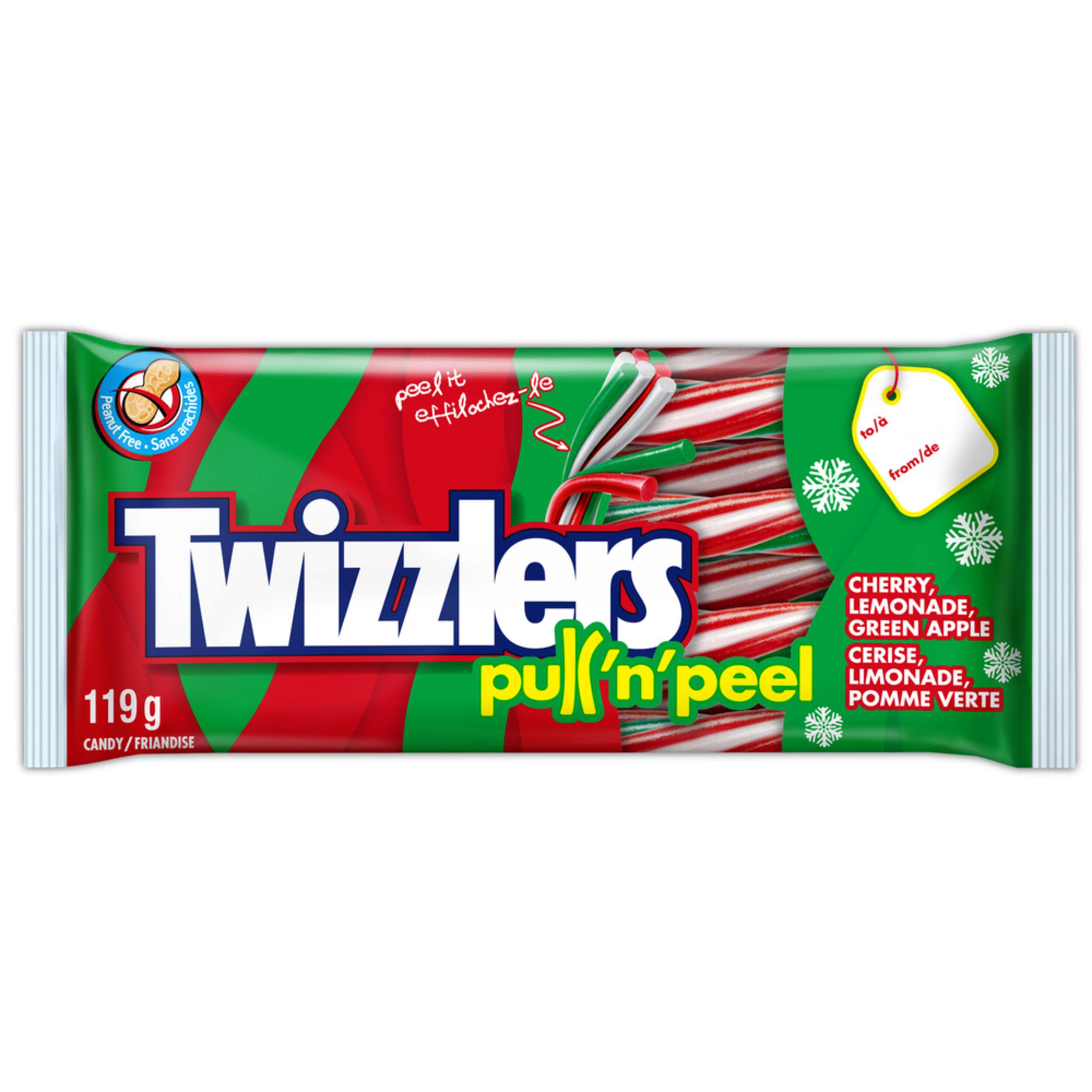 Twizzlers Pull N' Peel Holiday Licorice Candy, 119-g | Party City