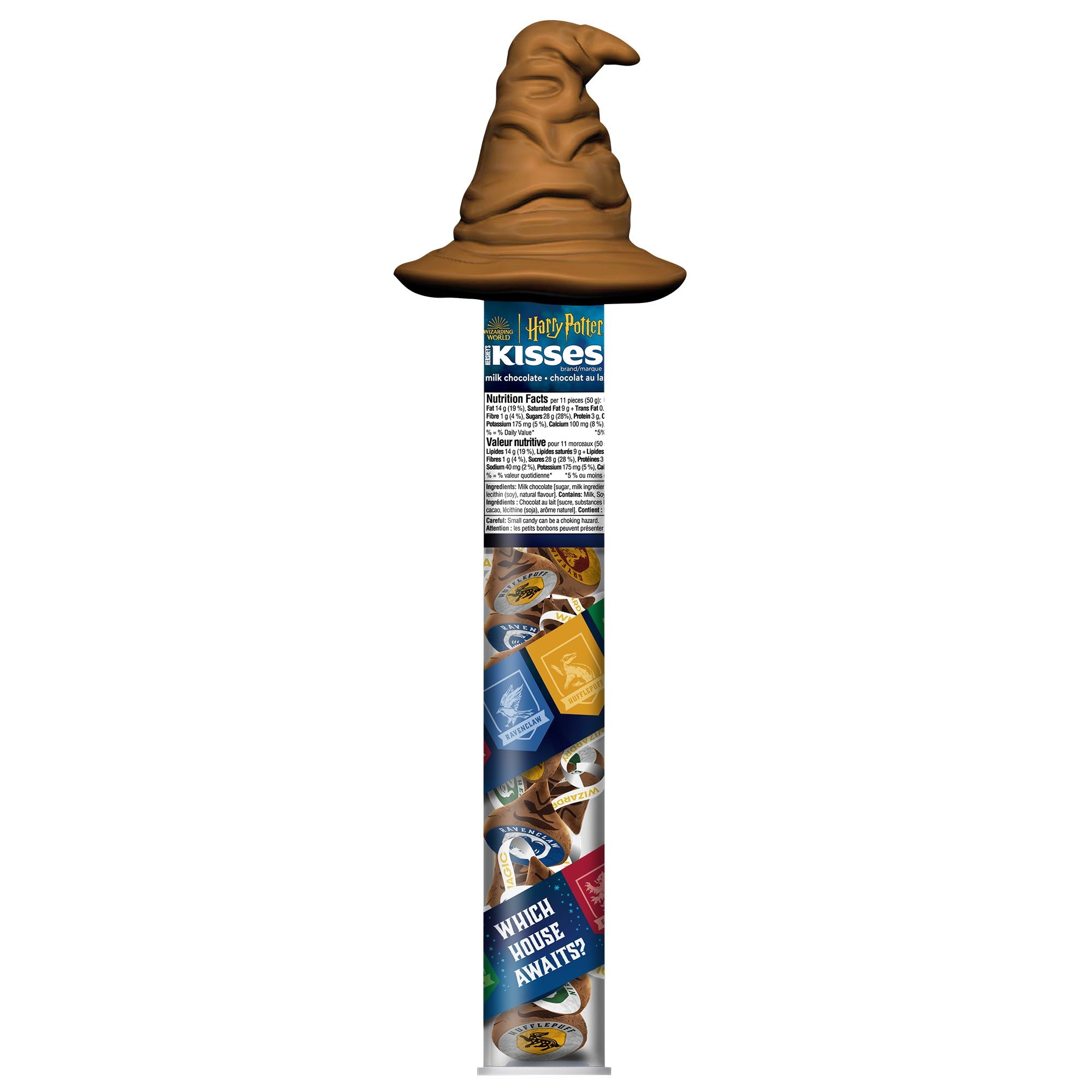 Hershey Harry Potter Sorting Hat Milk Chocolate Kisses Cane, Candy ...