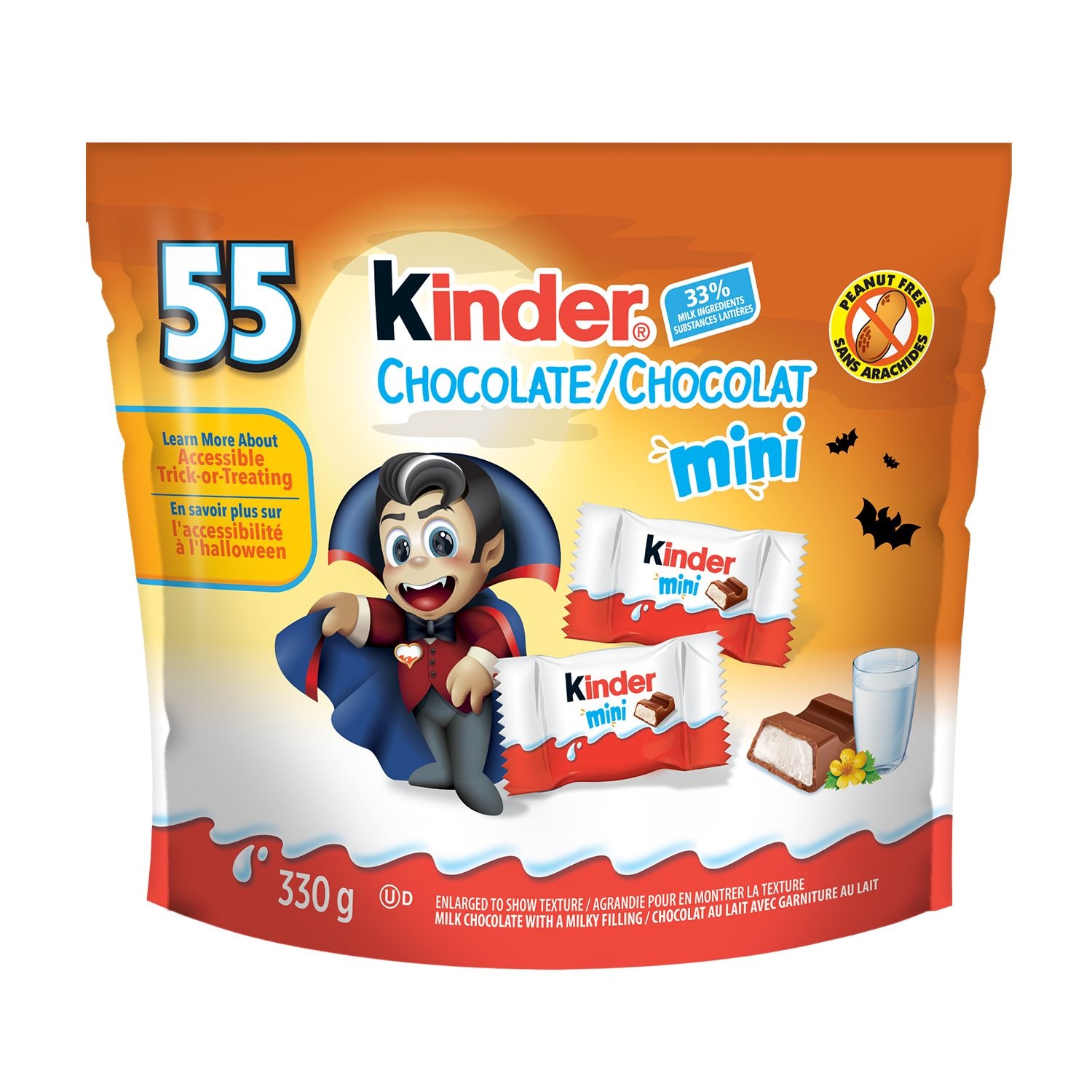 Kinder Mini Chocolate Halloween, 55-ct | Party City