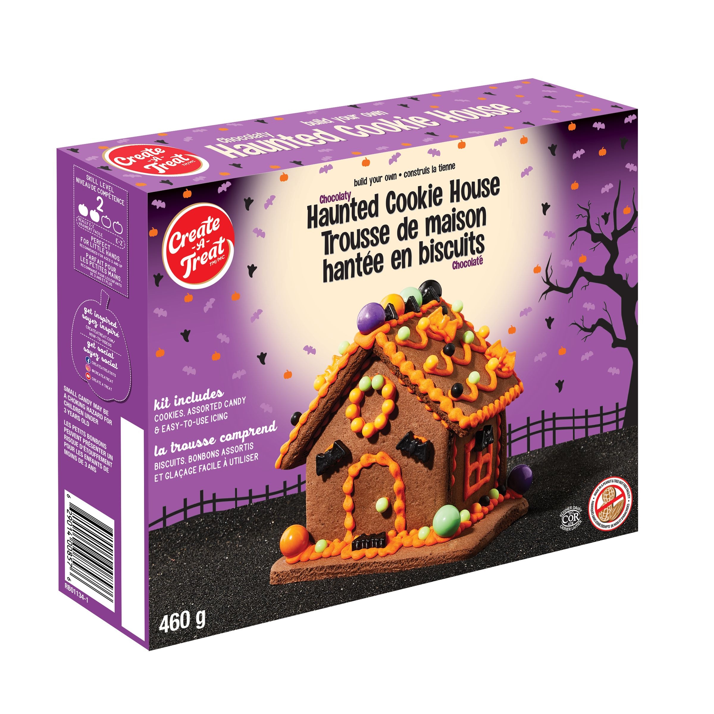 Create A Treat Build Your Own Chocolate Haunted Cookie House Building ...