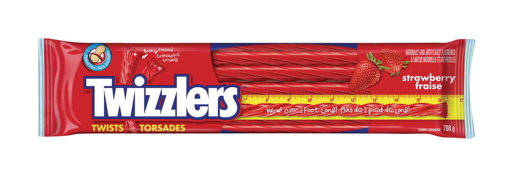 Réglisse Twizzlers très longue, fraise, 708 g | Canadian Tire