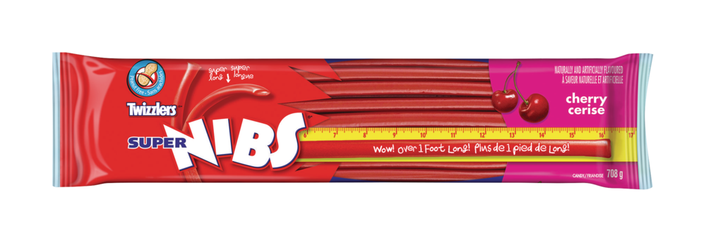 Twizzlers Nibs Extra Long Cherry Licorice Candy, 708-g | Canadian Tire
