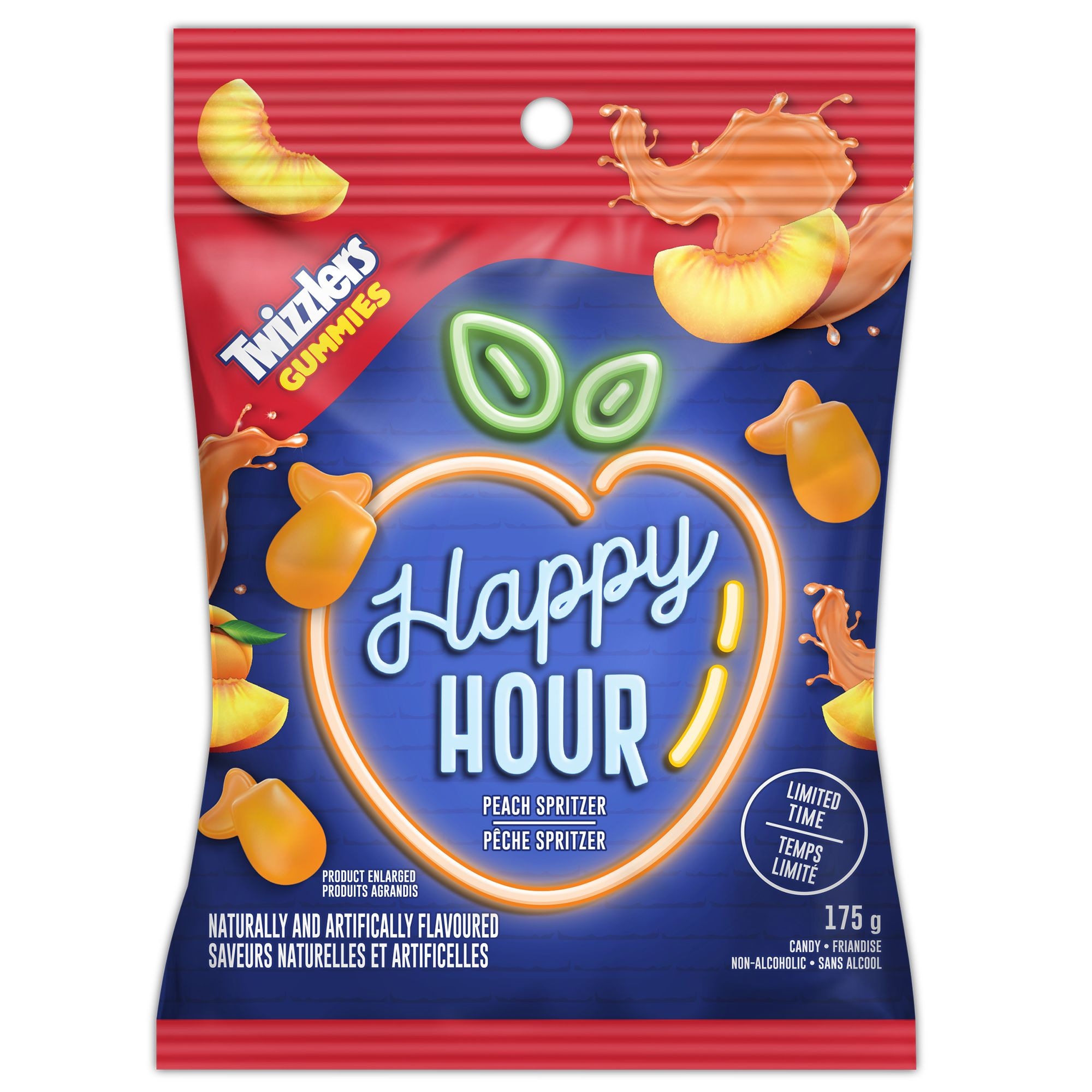 Twizzlers Peach Spritzer Flavoured Rope Candy, 175-g | Canadian Tire