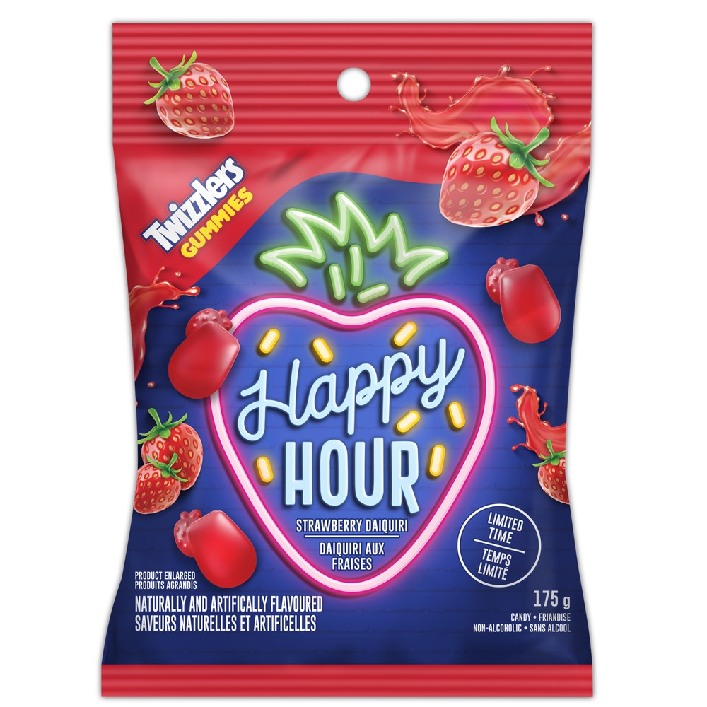 Twizzlers Strawberry Daiquiri Flavoured Rope Candy, 175-g | Canadian Tire