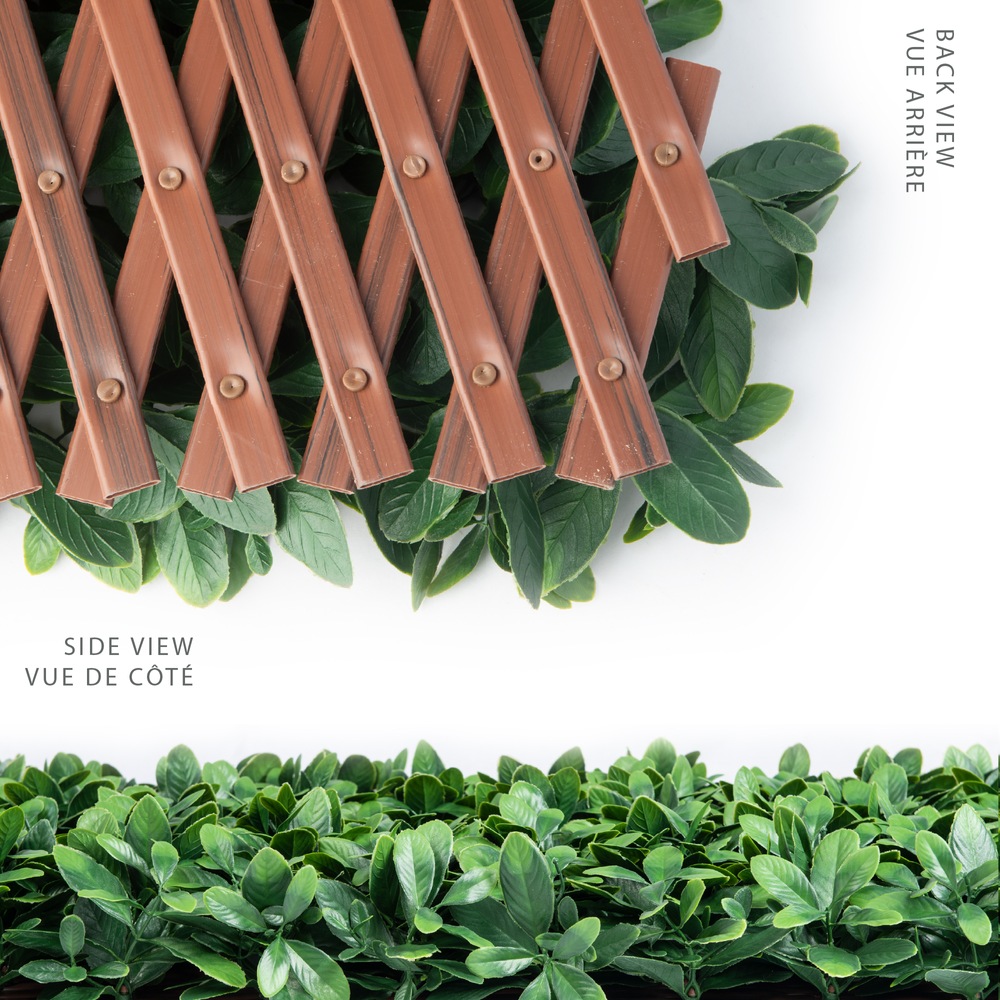 Treillis extensible en PVC Naturae Decor , figuier, 40 x 80 po ...