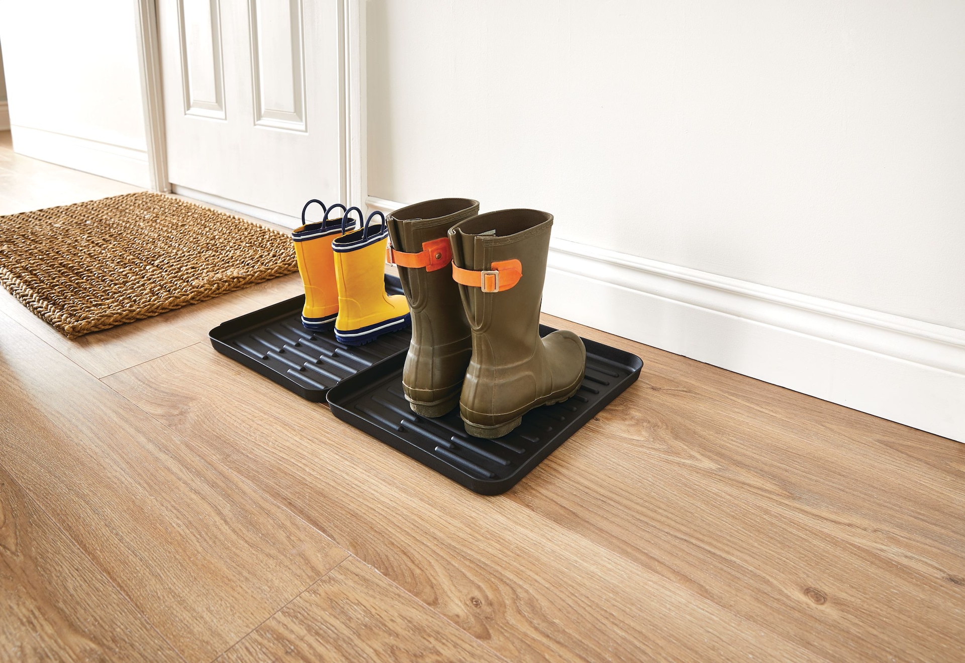 For Living Modular Boot Tray, 2-pk, Black, 12-in x 15-in | Canadian Tire