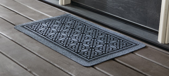 For Living wellington Indoor/Outdoor Non-Slip Mat, Grey, 18-in x 30-in ...