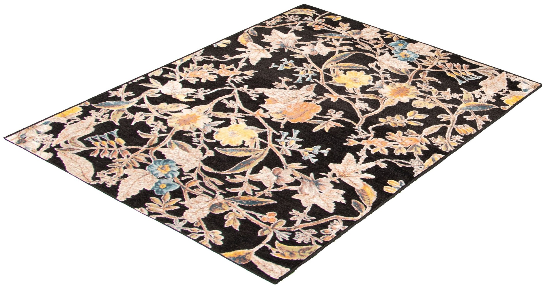 ECARPET Lotus Floral Indoor Area Rug, Black, Assorted Sizes | Canadian Tire