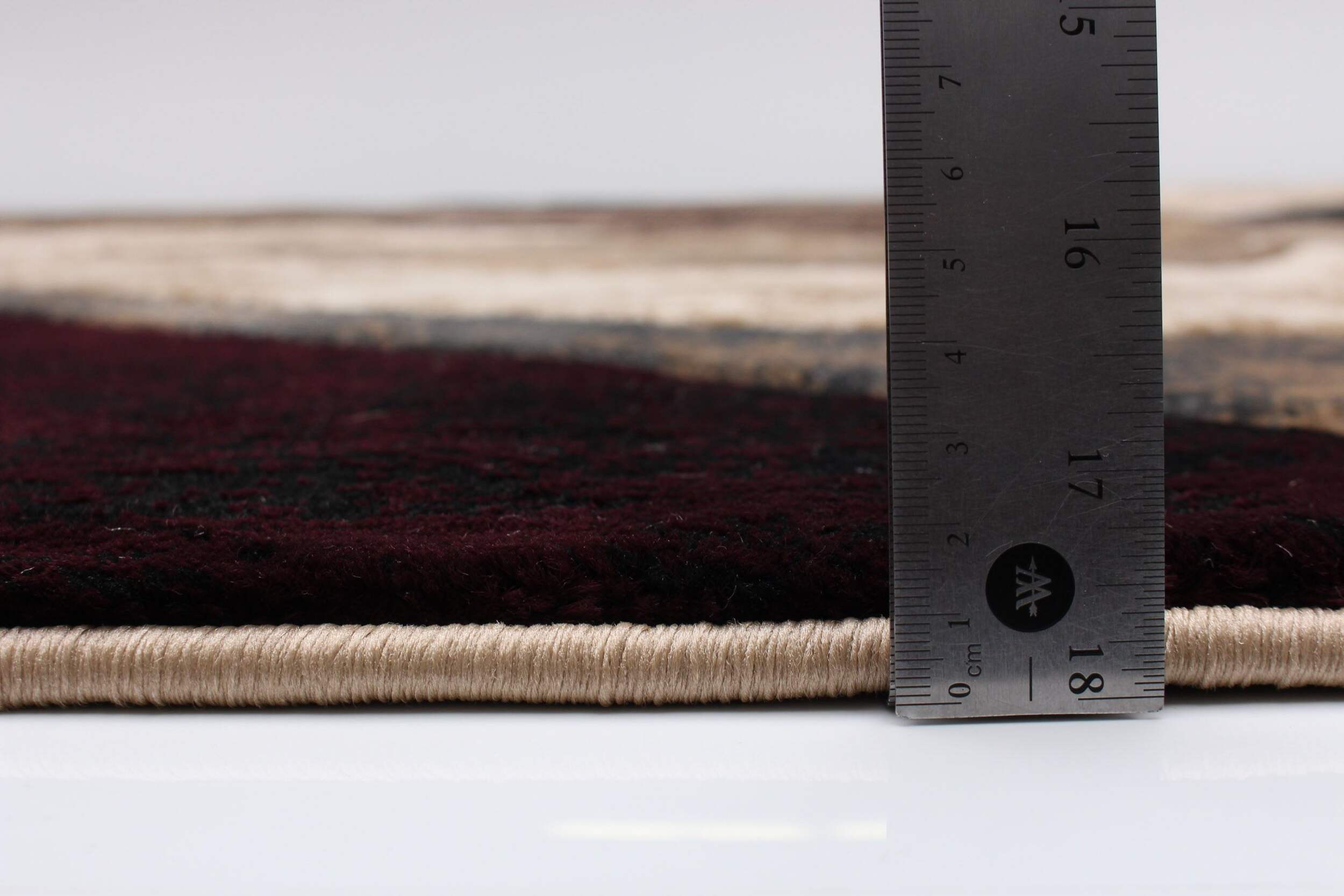 Haley Rectangular Polypropylene Indoor Area Rug, Taupe, 6.7-ft x 9.6-ft ...