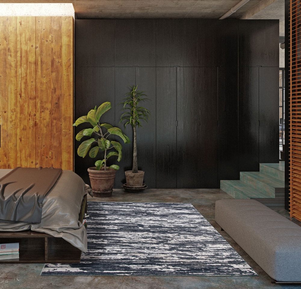 ECARPET Ezra Indoor Area Rug, Blue/Grey, Assorted Sizes | Canadian Tire