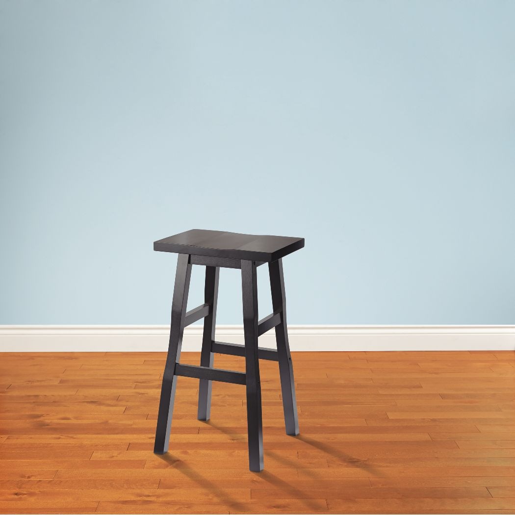 For Living Shinto Solid Wood 26 Counter Stool Armless Backless Dark Espresso Canadian Tire