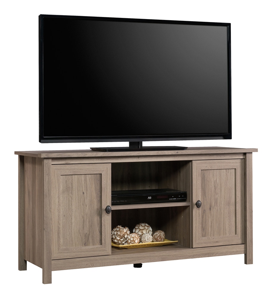 Sauder County Line 2-Door TV Stand & Media Storage Console Cabinet ...