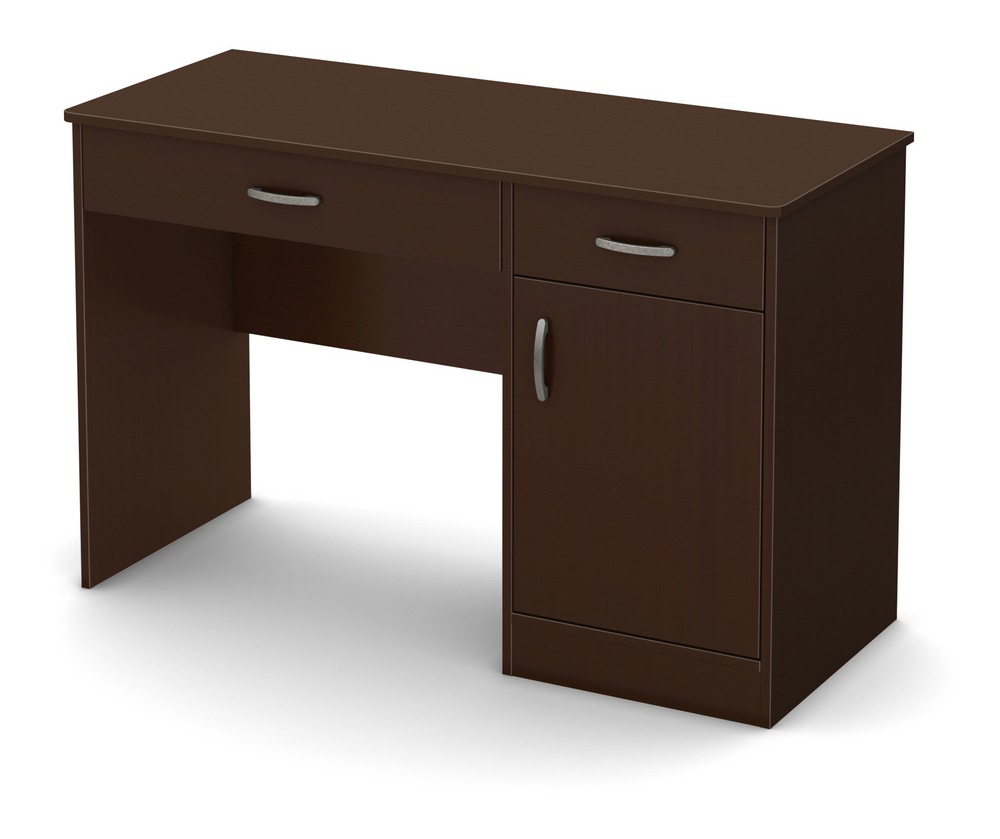 South Shore Axess 2-Drawer 1-Door Home Office Computer & Writing Desk ...