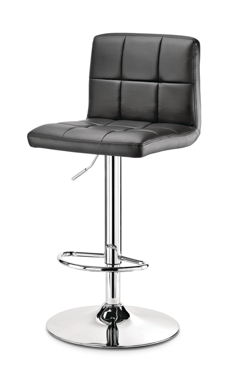 For Living PU Leather Swivel Counter Bar Stool Adjustable Height 2 Piece Set Black Canadian Tire