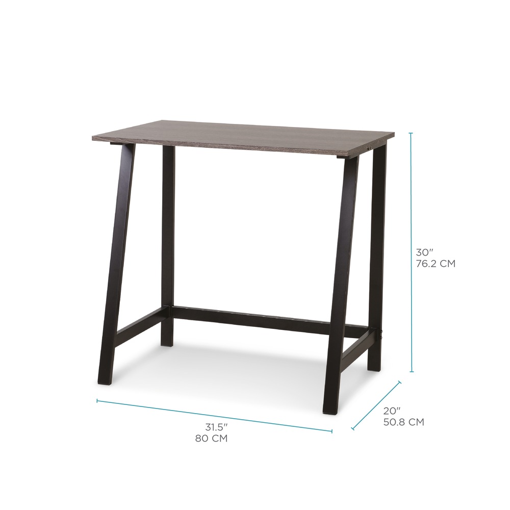 For Living Student/Small Space Office Computer Desk With Metal Frame ...