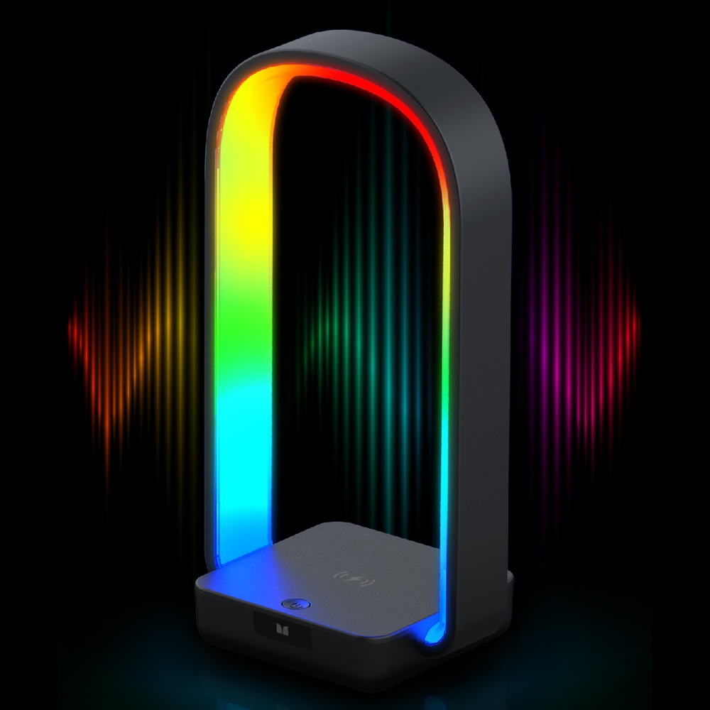 Monster Illuminessence ARC+ Smart RGBIC LED Lamp with USB & Wireless ...
