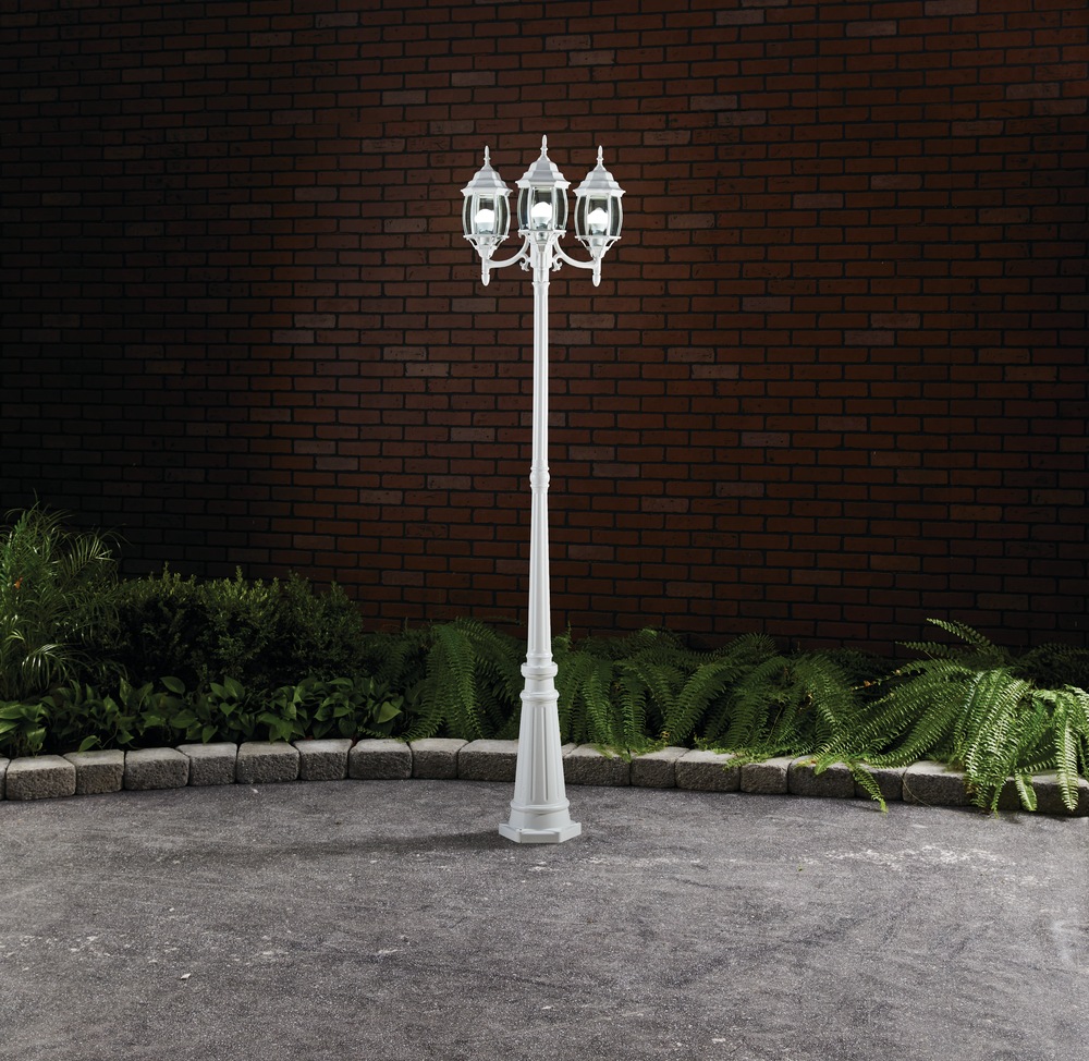Lanterne sur poteau d'extérieur à 3 têtes NOMA, résistant aux ...