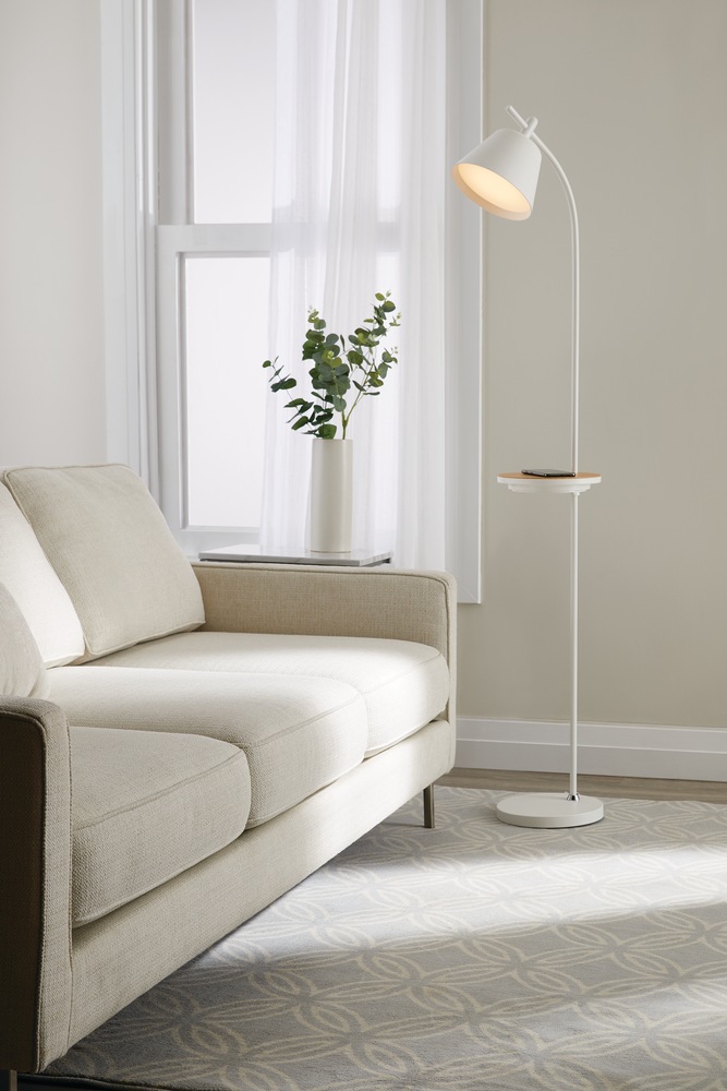 CANVAS LED Floor Lamp with Wireless Charging | Canadian Tire
