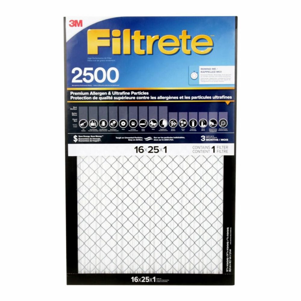 3M™ Filtrete™ Premium Allergen & Ultrafine Particle Filter, 2500MPR, 16 ...