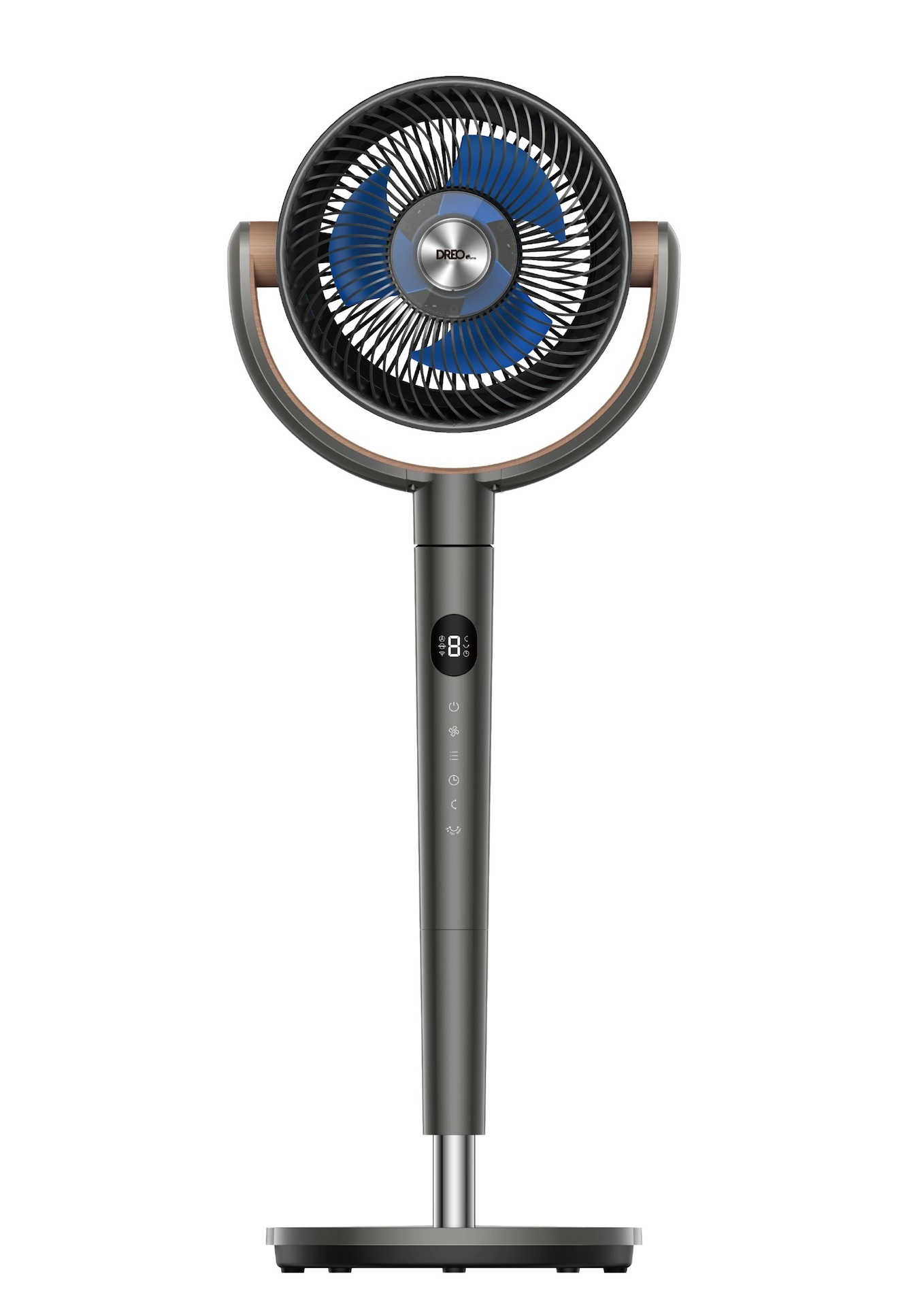 DREO Home DC Poly Grey 3D Oscillating Smart & Quiet Fan, 7-in | Canadian Tire