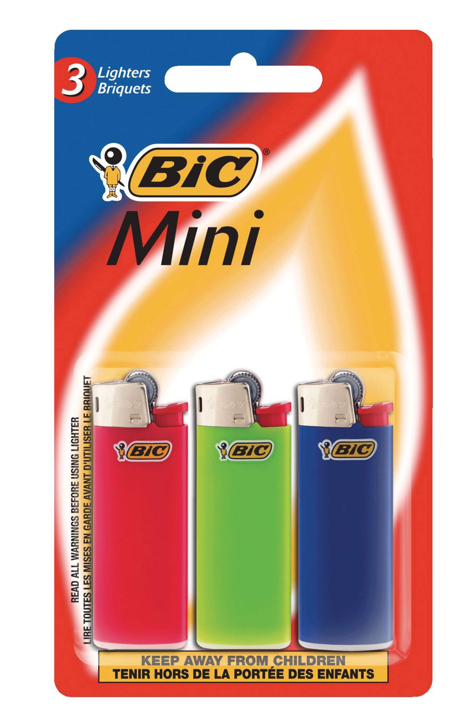 BIC Mini Lighter, Multi-colour, 3-pk | Canadian Tire