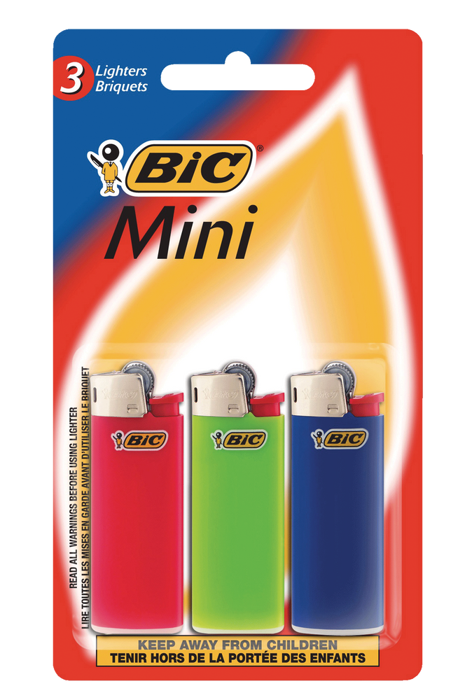 BIC Mini Lighter, Multi-colour, 3-pk | Canadian Tire