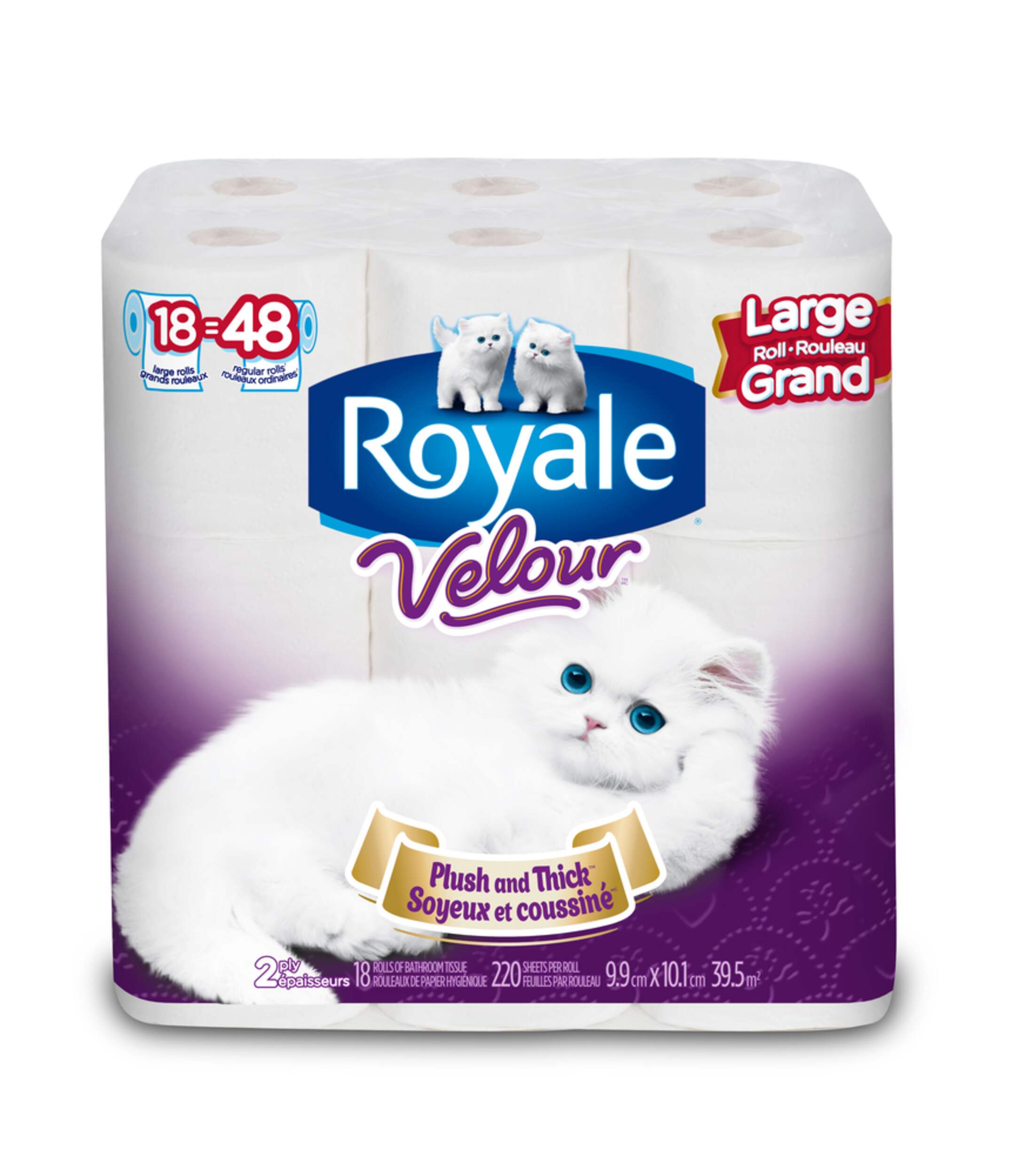 Royale Velour Mega Toilet Paper, 18-roll | Canadian Tire