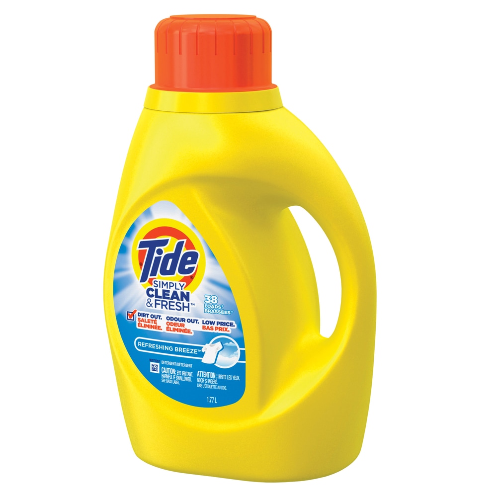 Tide Simple Fresh Breeze High Efficiency Laundry Detergent, 38 Load ...