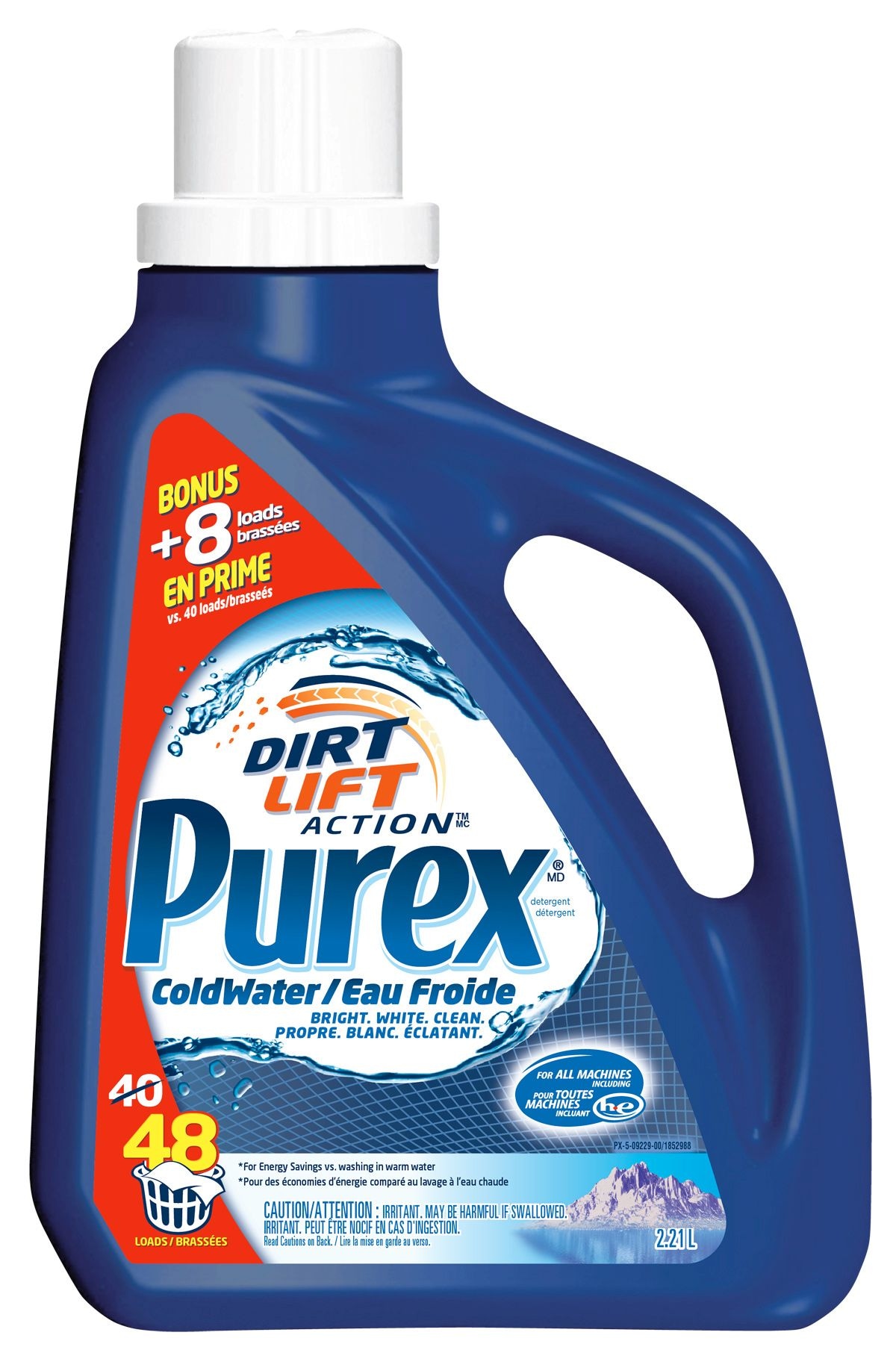 Purex Cold Water Laundry Detergent, 2.21 L | Canadian Tire