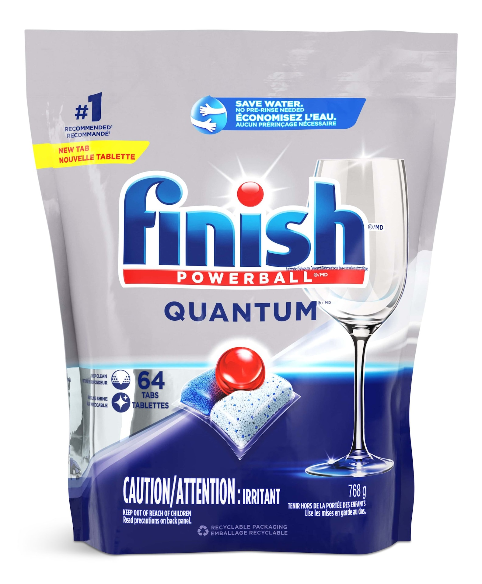 Finish Quantum Max Dishwasher Detergent Tablets, 64-ct | Canadian Tire