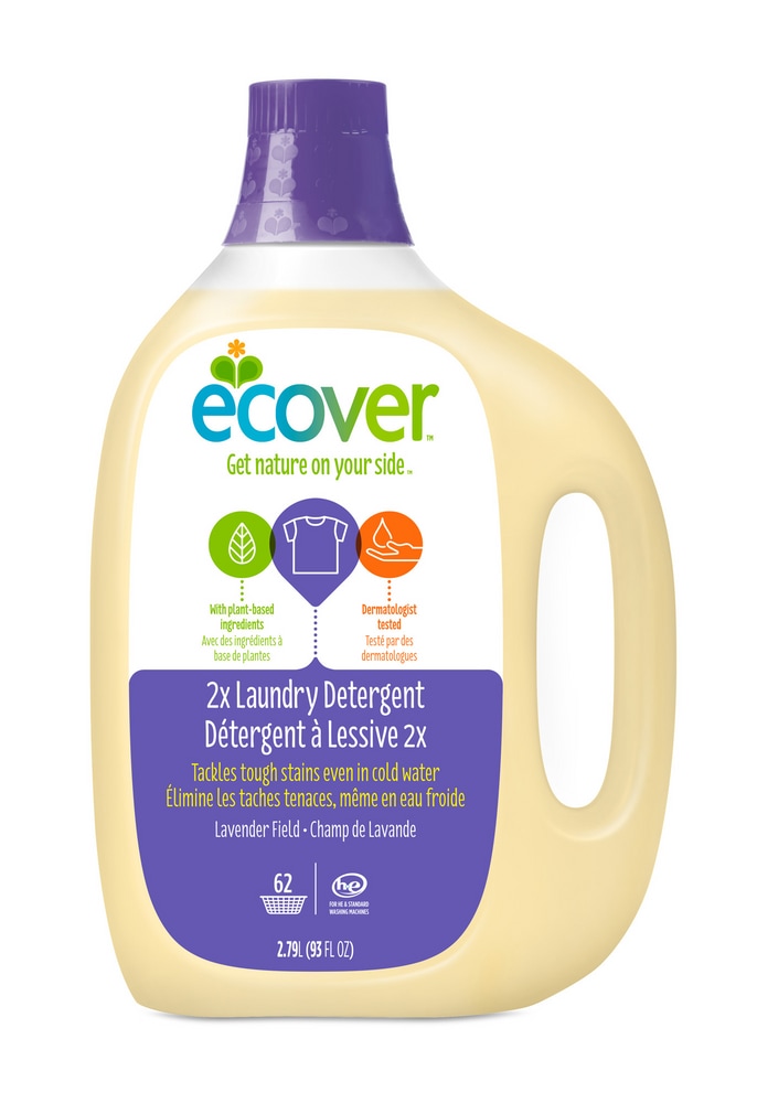 Ecover Liquid Laundry Detergent, Assorted Scents, 62-Load, 2.29-L ...