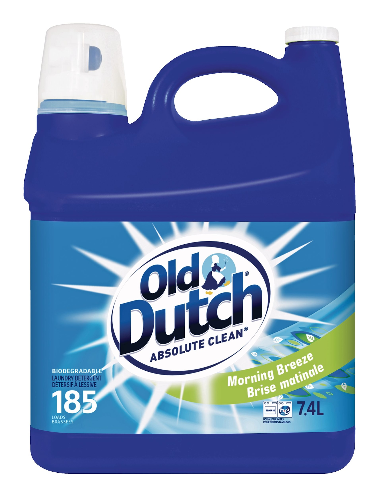 Old Dutch Absolute Clean Liquid Laundry Detergent, Morning Breeze Scent ...