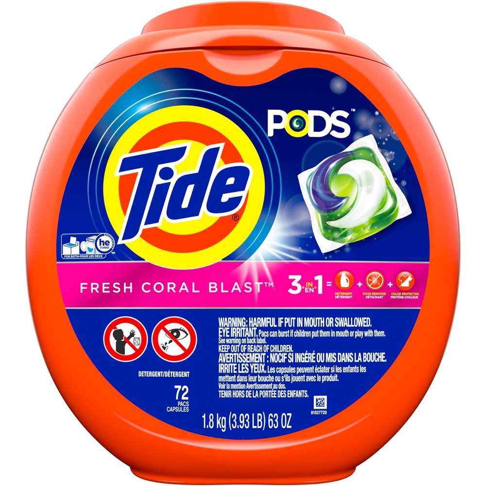 Tide Pods Fresh Coral Blast, 72-pk | Canadian Tire