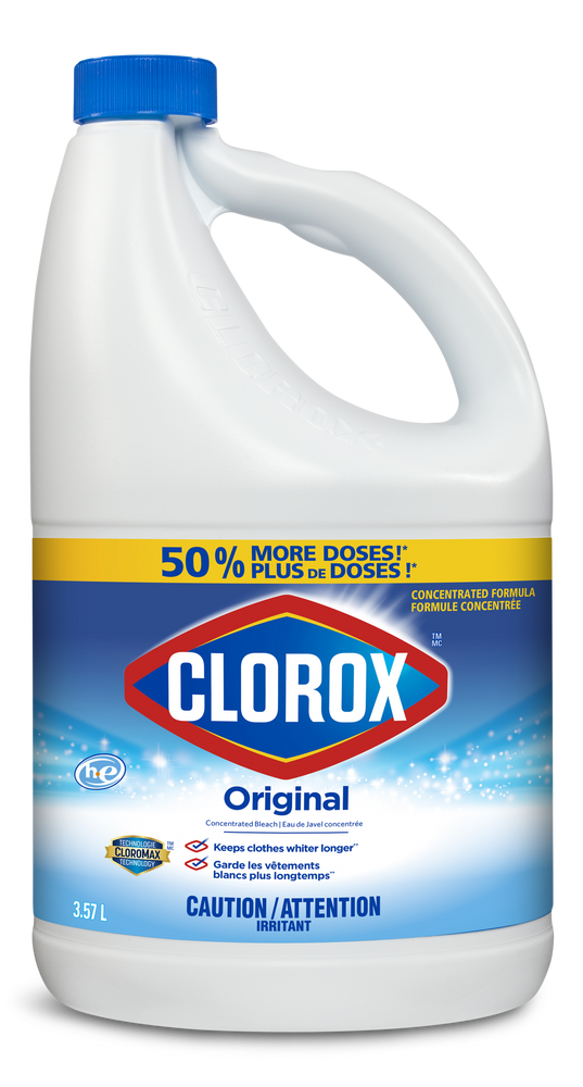 Javellisant liquide concentré tout usage Clorox, original, 3,57 L ...