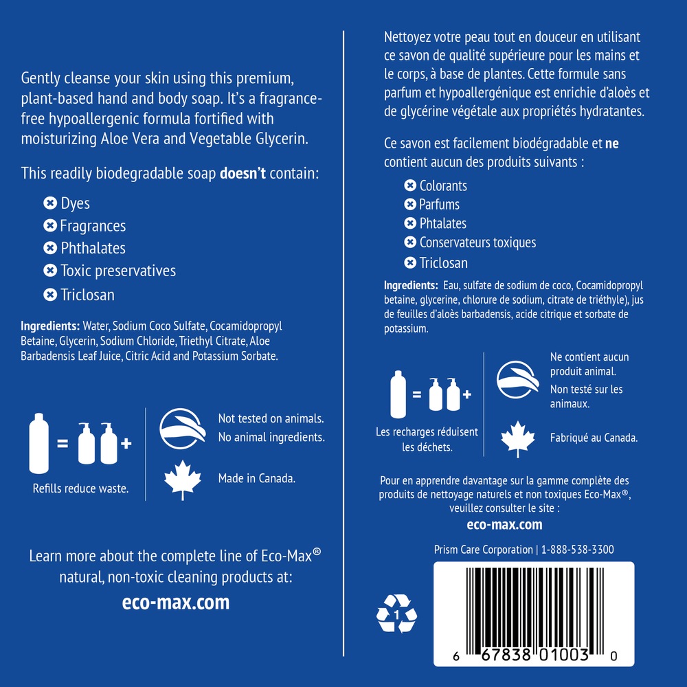 Eco Max Liquid Hand Soap Refill, Assorted Scents, 946-mL | Canadian Tire